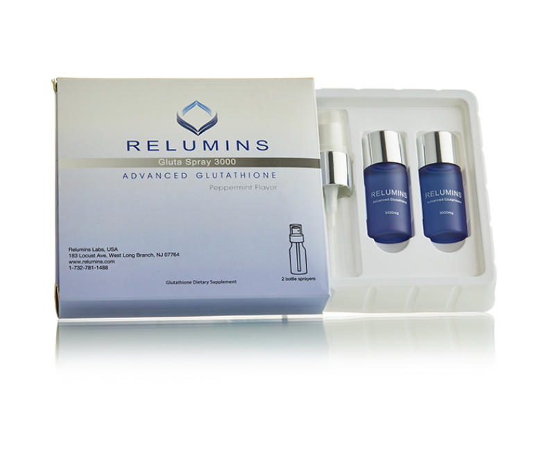 Relumins Oral Glutathione Spray Vials - New Advanced Formula 3000mg Pl ...